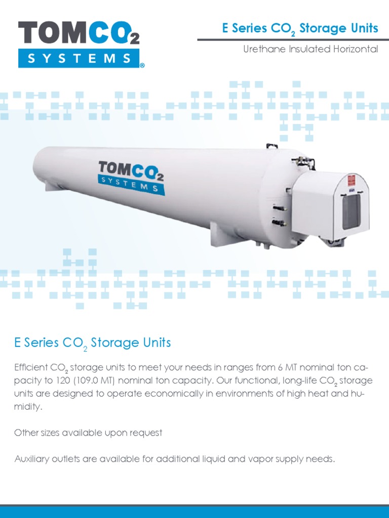 1.1.2.E Series CO2 Storage Units v2 | PDF | Pressure | Building Engineering