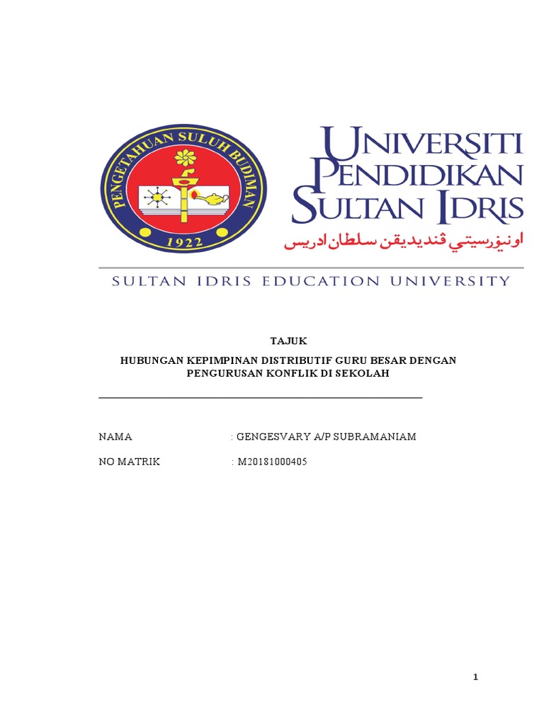 Kepimpinan Distributif Chap 1 | PDF