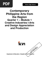 Quarter 2 Module 1 CPAR | PDF | Performance Art | Learning