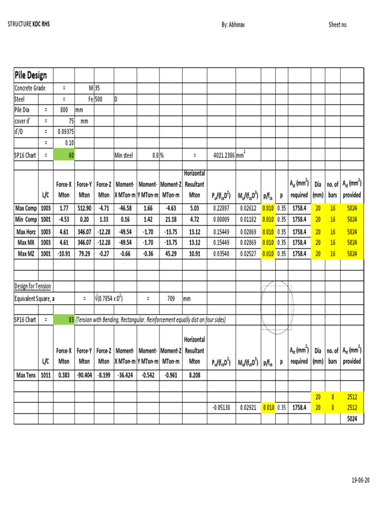 Pile Design | PDF | Structural Engineering | Civil Engineering