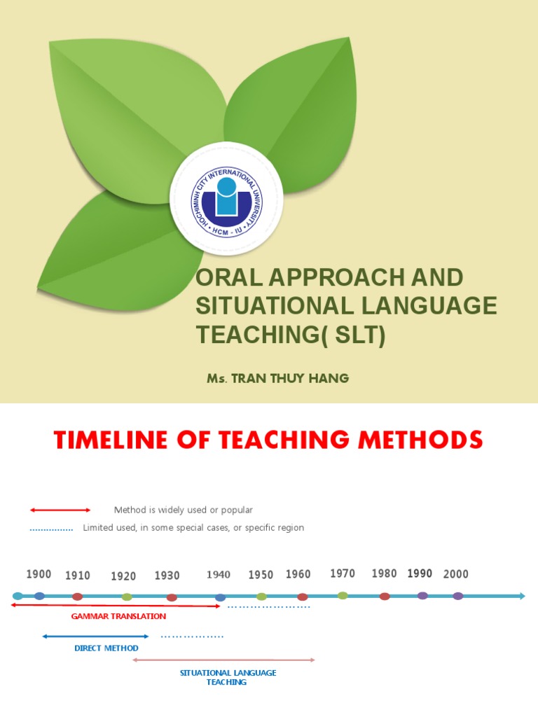 Oral Approach and SLT | PDF | Neuropsychology | Learning