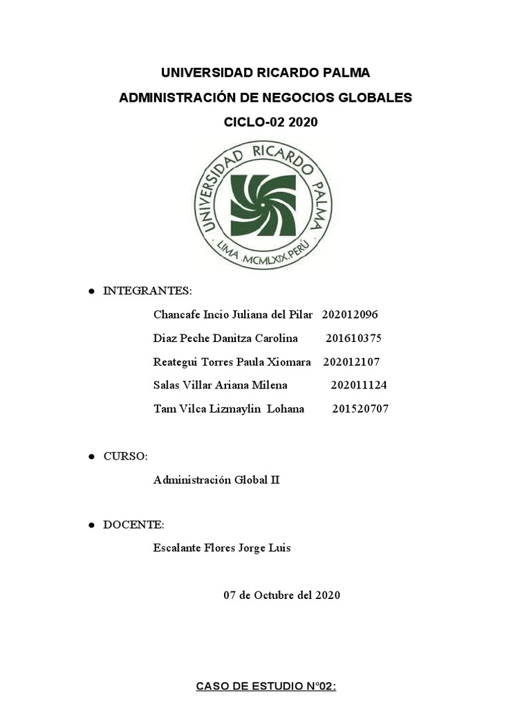 Caso de Estudio | PDF | Cloruro de polivinilo | Calidad (comercial)