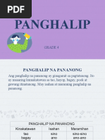 Uri NG Pang-Abay (Panggaano, Panang-Ayon, Pananggi, Pang-Agam) | PDF