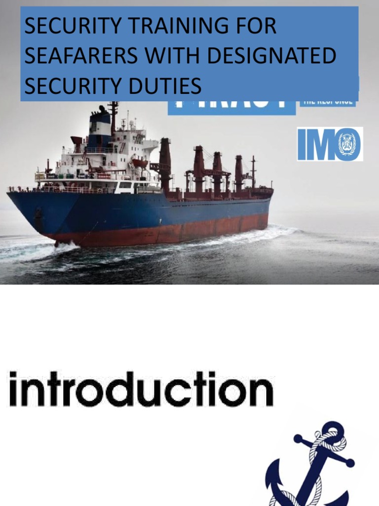 Security Training For Seafarers With Designated Security Duties | PDF ...