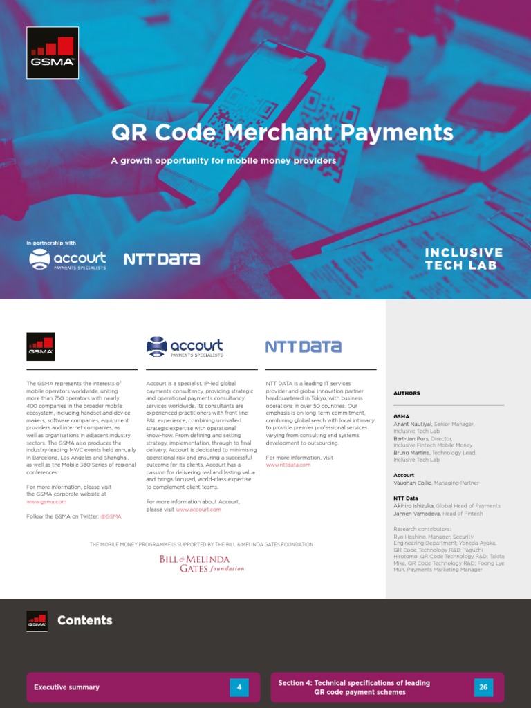 QR Code Merchant Payments A Growth Opportunity For Mobile Money ...