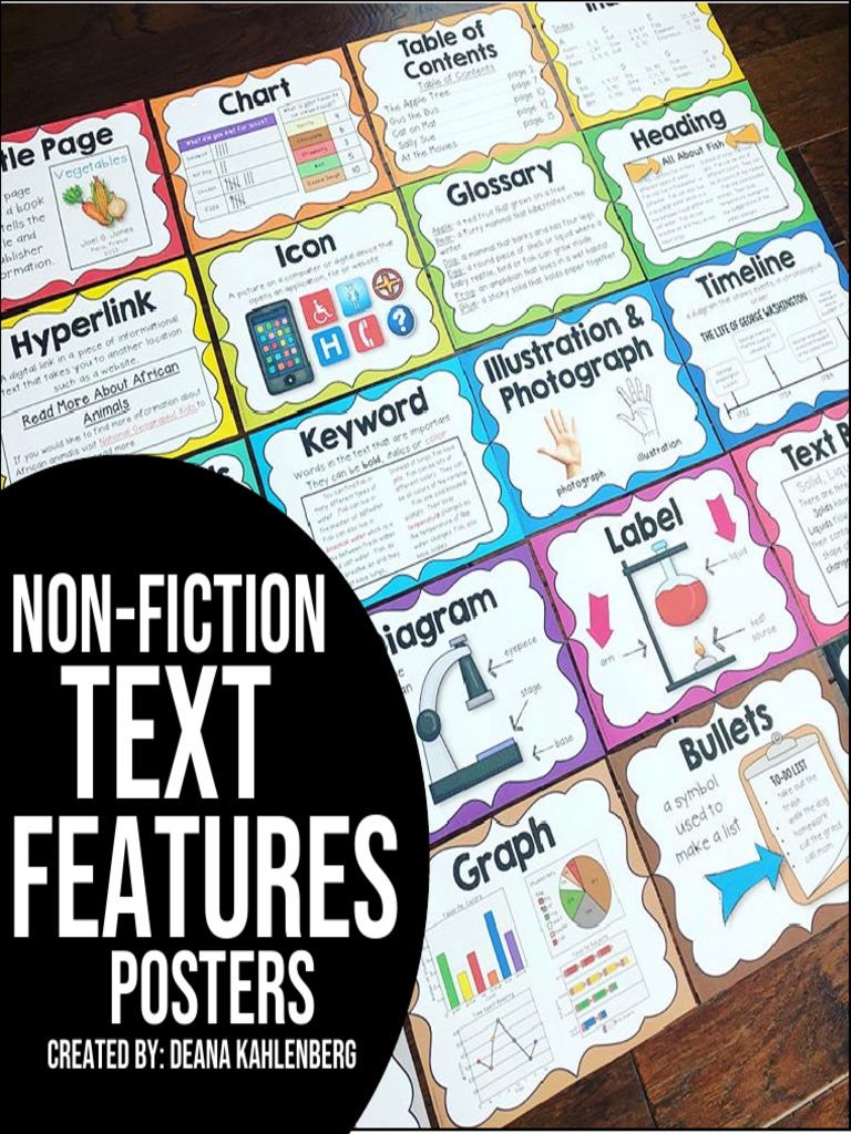 NonFictionTextFeaturesPosters 1 PDF | PDF | Fish | Amphibian