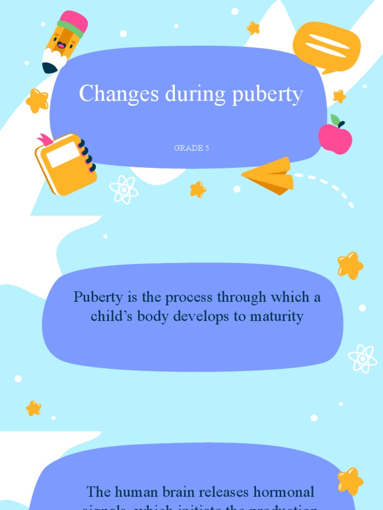 Changes During Puberty: Grade 5 | PDF
