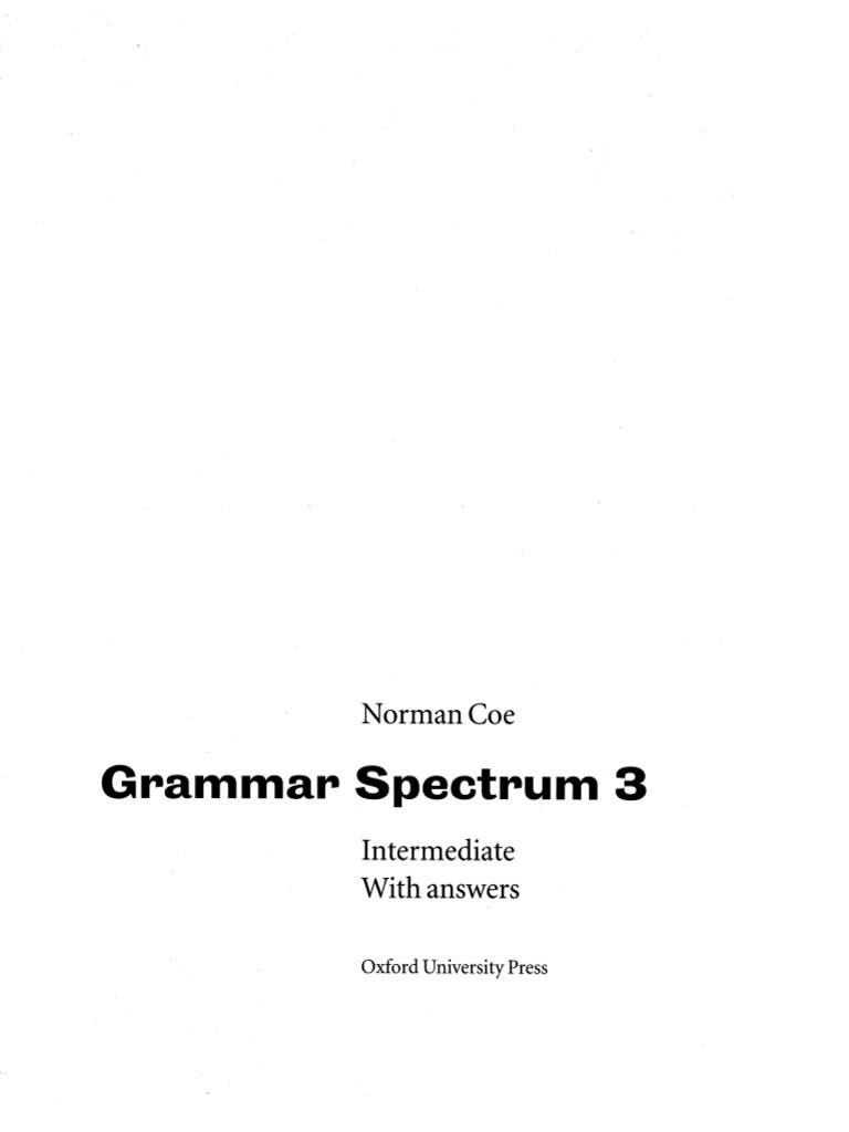 Grammar Spectrum03 PDF | PDF