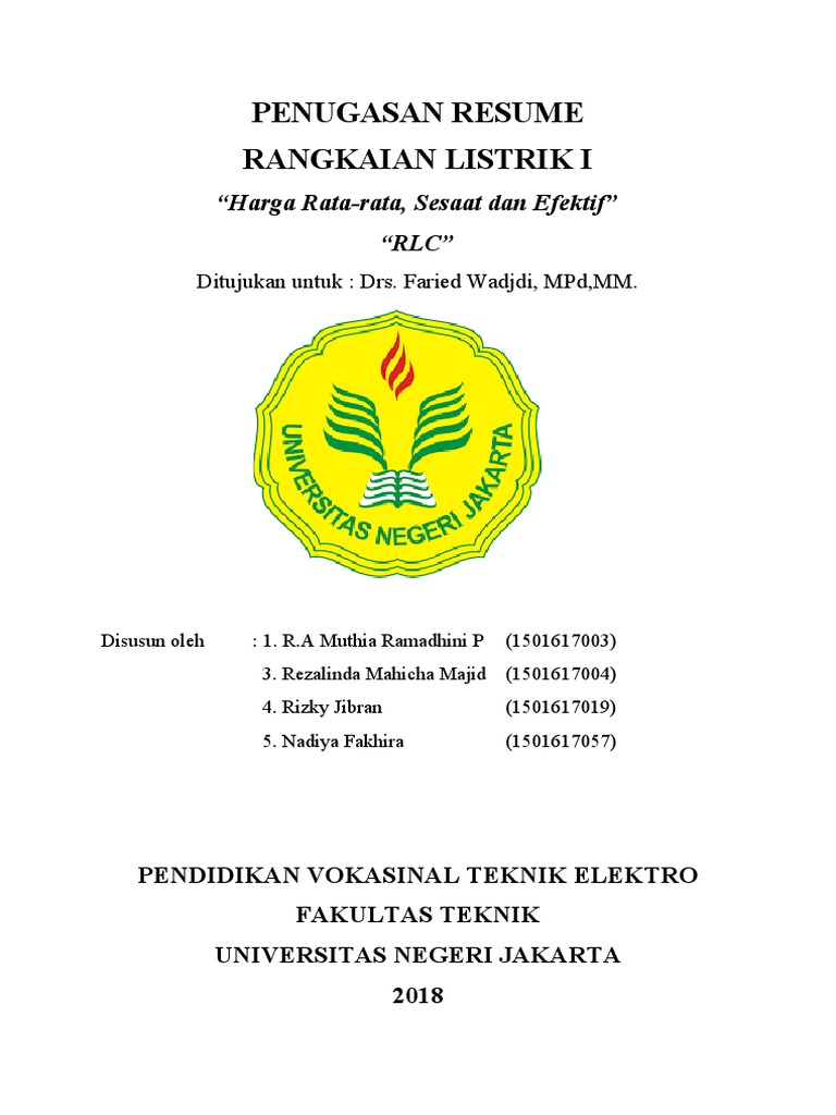 Resume Harga Sre Dan RLC Fix | PDF
