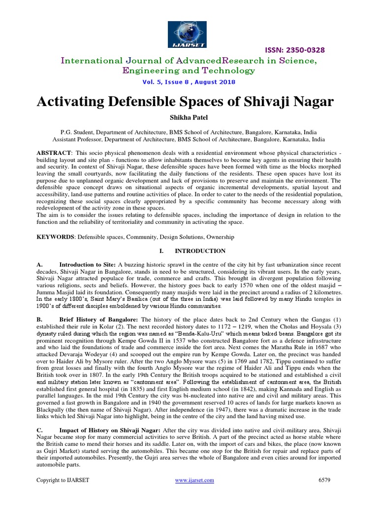 20 IJARSET Shikha - Patel PDF | PDF | Bangalore