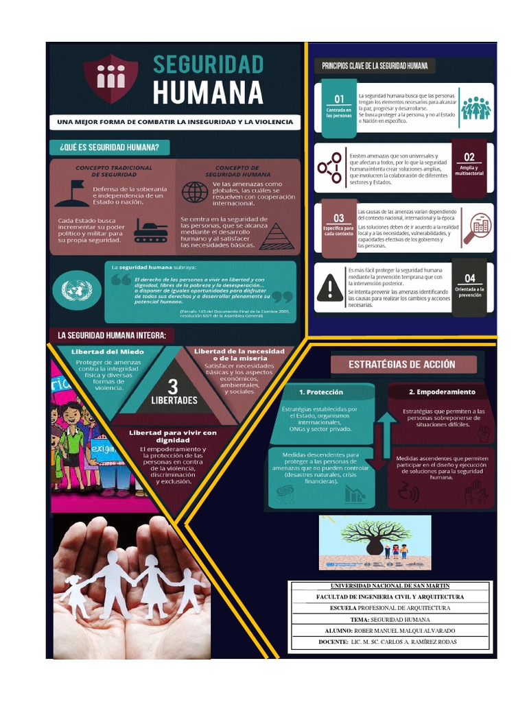 Infografia - Seguridad Humana | PDF
