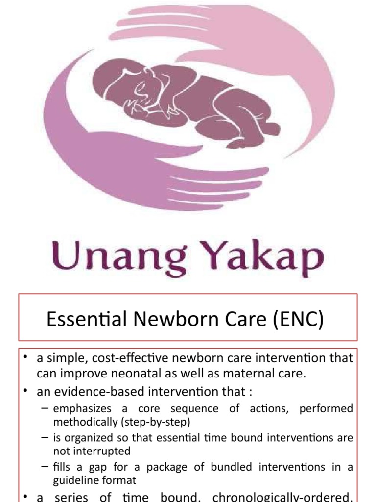 Unang Yakap DOH EINC | PDF | Breastfeeding | Infants