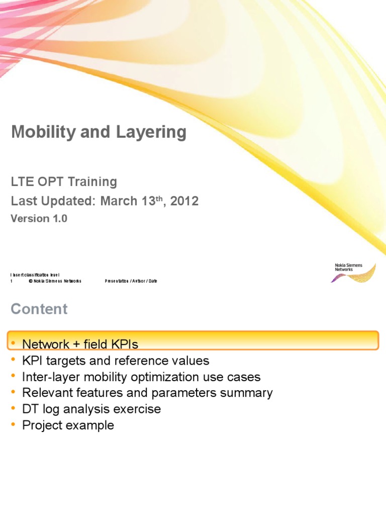 LTE Mobility Layering | PDF | Lte (Telecommunication) | 3 G