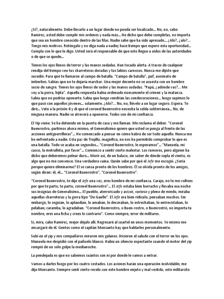 EL Coronel Buenrostro de Marcio Veloz Maggiolo | PDF | Conflicto armado | Naturaleza