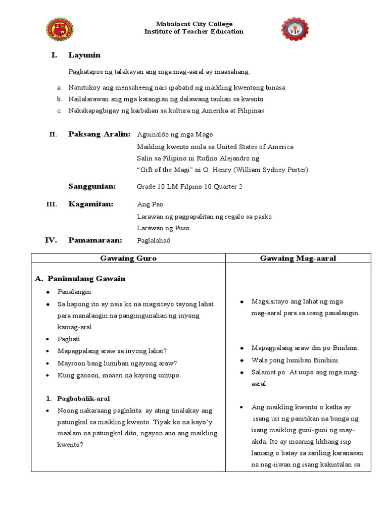 Grade 10 Lesson Plan | PDF