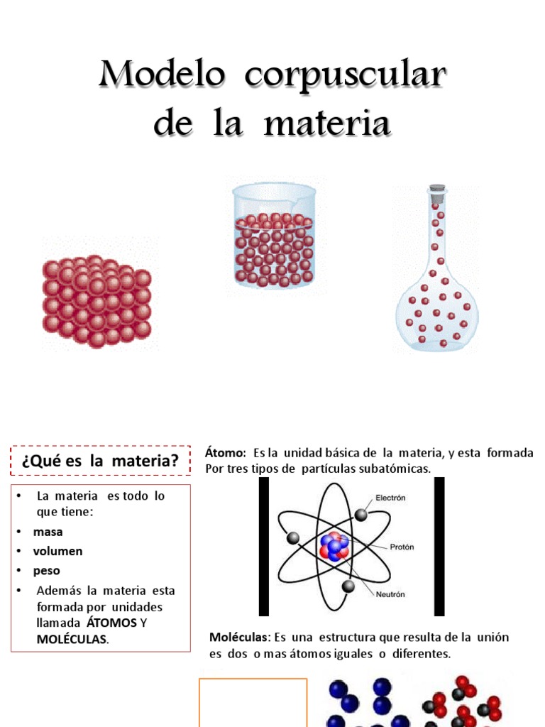 Modelo Corpuscular de la Materia | PDF | Calor | Importar