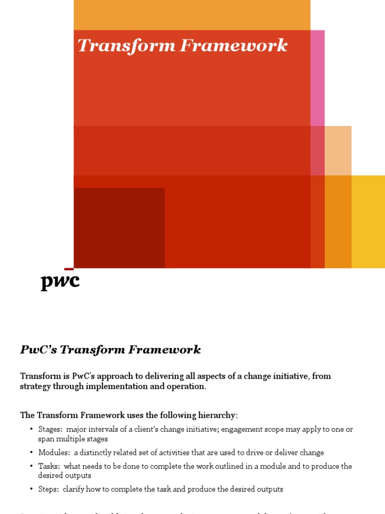 Transform Framework | PDF | Governance | Business Model