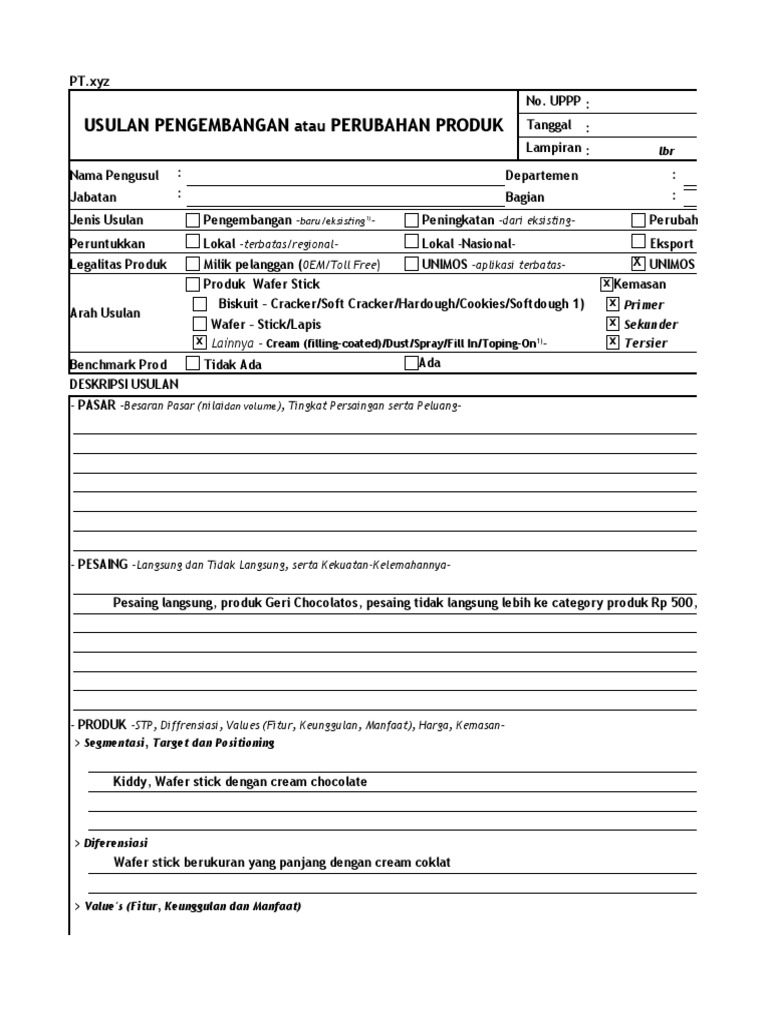 4.1 Form Usulan Pngembangan Atau Perubahan | PDF