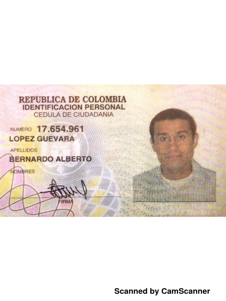 Cedula-Libreta-Targeta Profesional | PDF