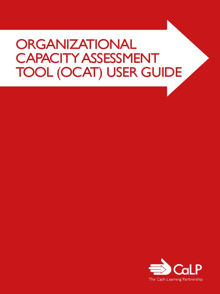 Organizational Capacity Assessment Tool (Ocat) User Guide: The Cash ...