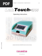 Operating Instructions Labmaster-Aw Neo: Novasina Versions: V1.11 and ...
