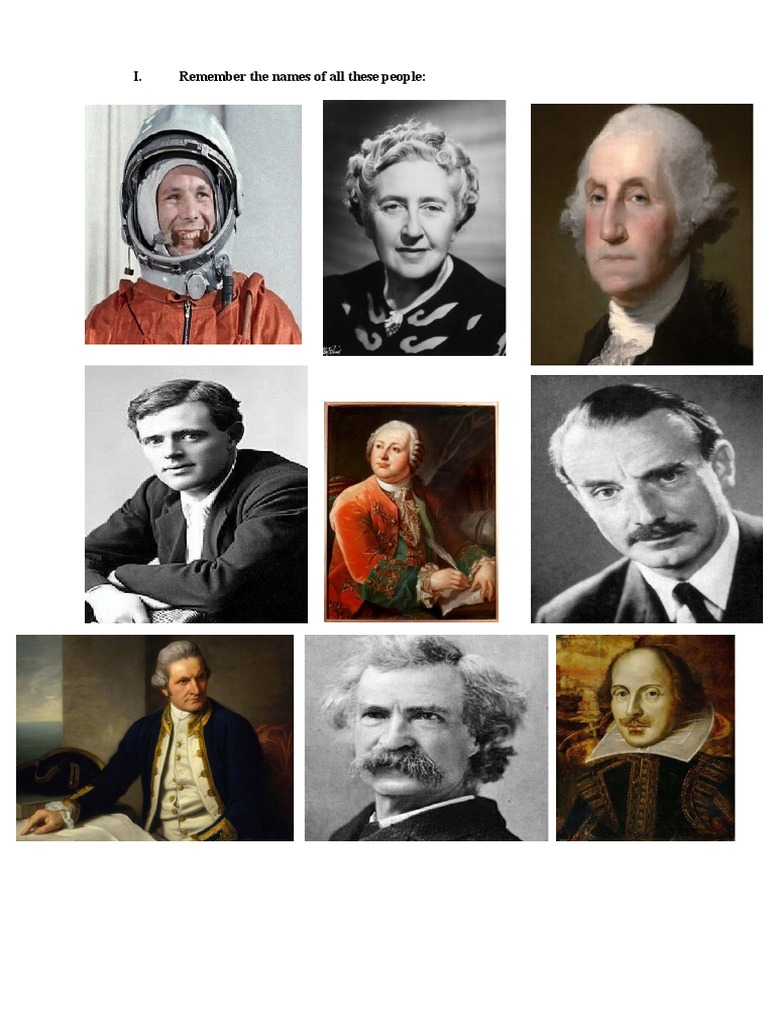 Key Names to Remember for Reference | PDF