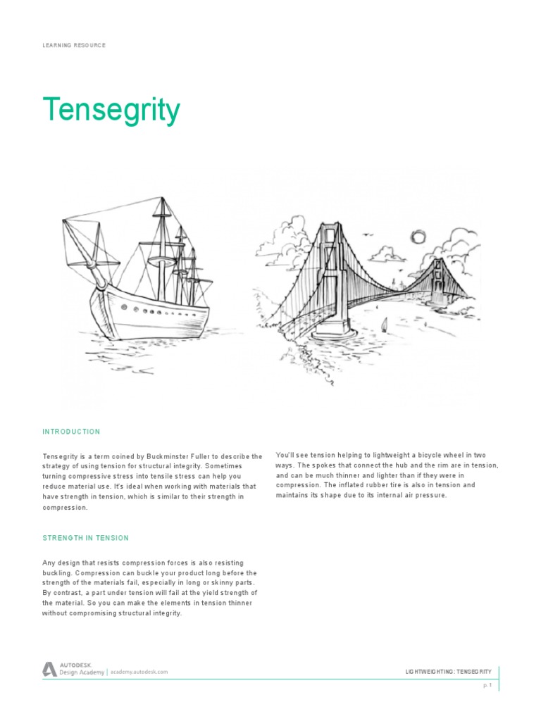 Tensegrity | PDF