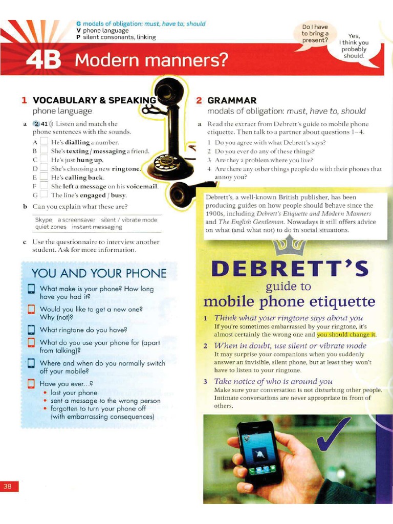 4B - English File Int - Student's Book | PDF