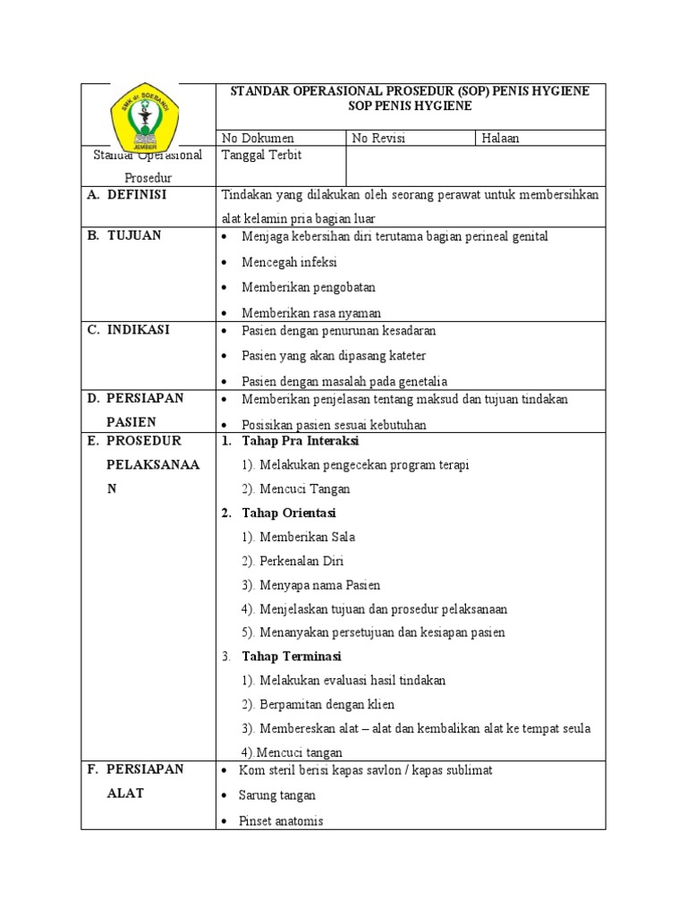 Standar Operasional Prosedur-1 | PDF