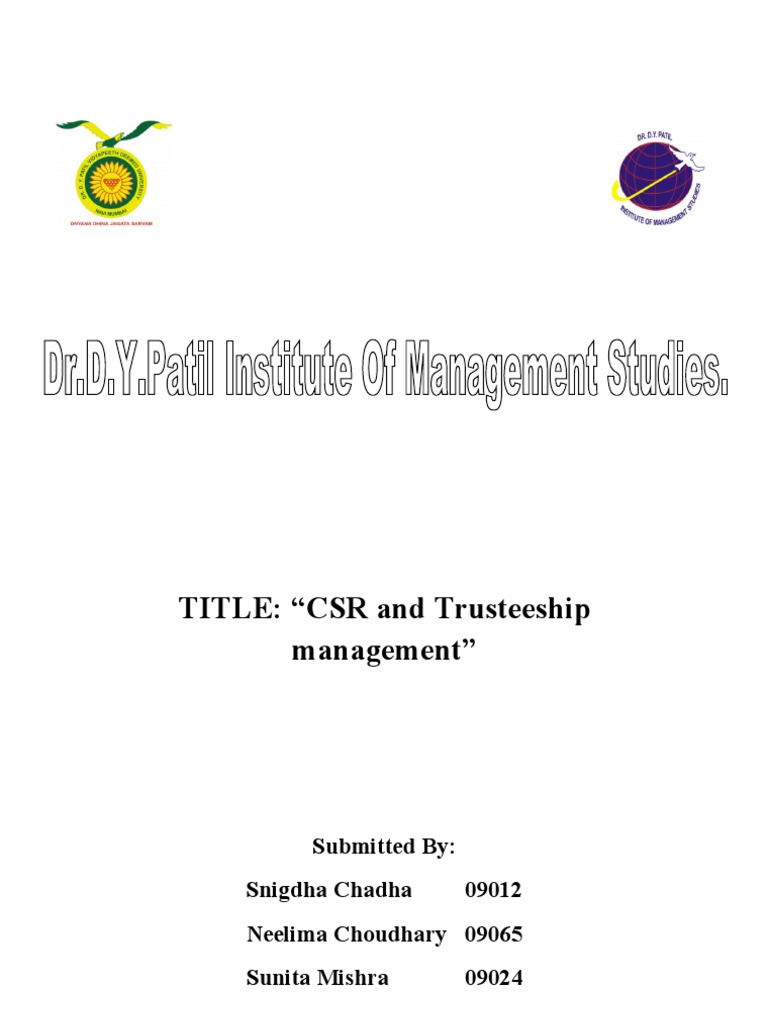 Corporate Social Responsibility - Doc 03 | PDF | Corporate Social ...