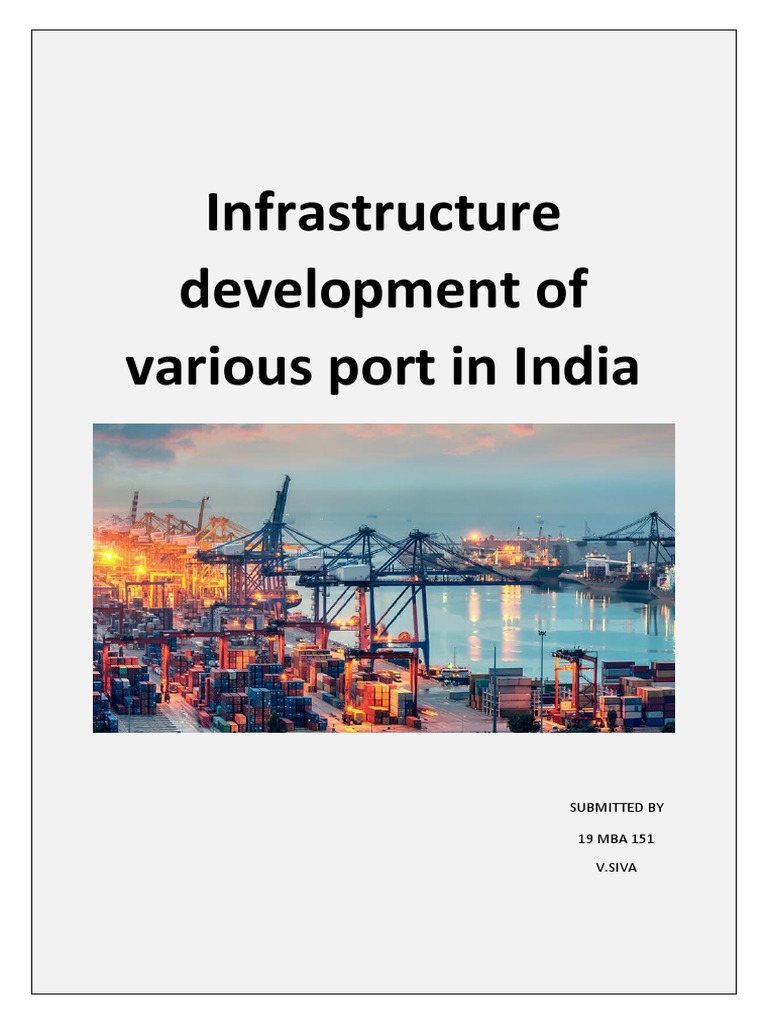 Port Infrastructure Development in India | PDF | Port | Transport