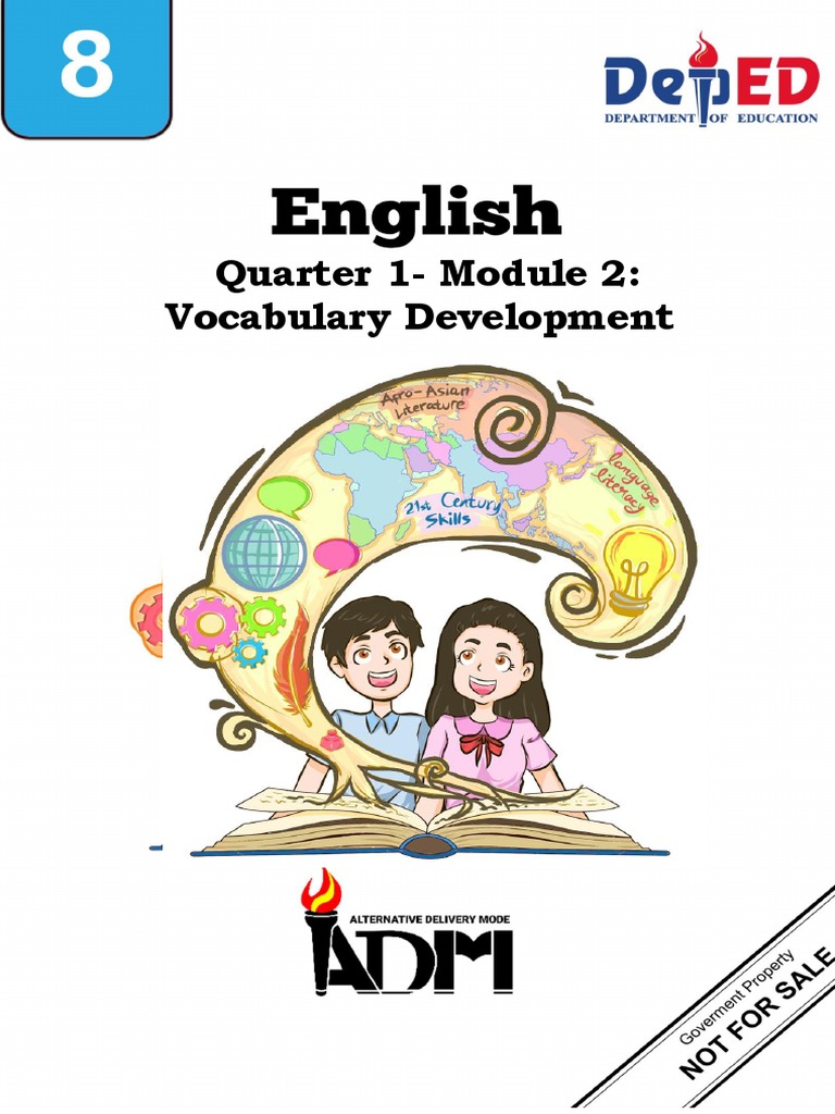 Eng8 Q1 Mod2 | PDF | Idiom | Vocabulary