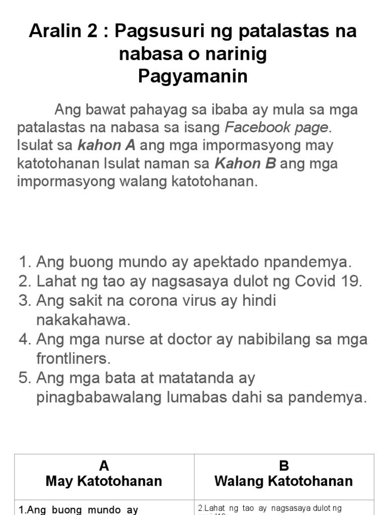 Katherine de Ello - Pagyamanin Aralin 2 - Pagsusuri NG Patalastas ... Katherine de Ello - Pagyamanin Aralin 2 - Pagsusuri NG Patalastas ...