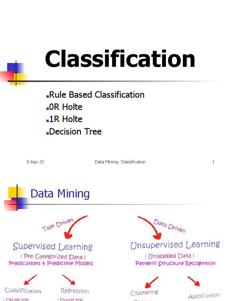 Data Mining Classification Methods | PDF | Statistical Classification | Emerging Technologies