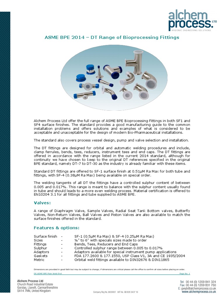 ASME BPE Plain End Weld v1.0 | PDF | Valve | Pipe (Fluid Conveyance)