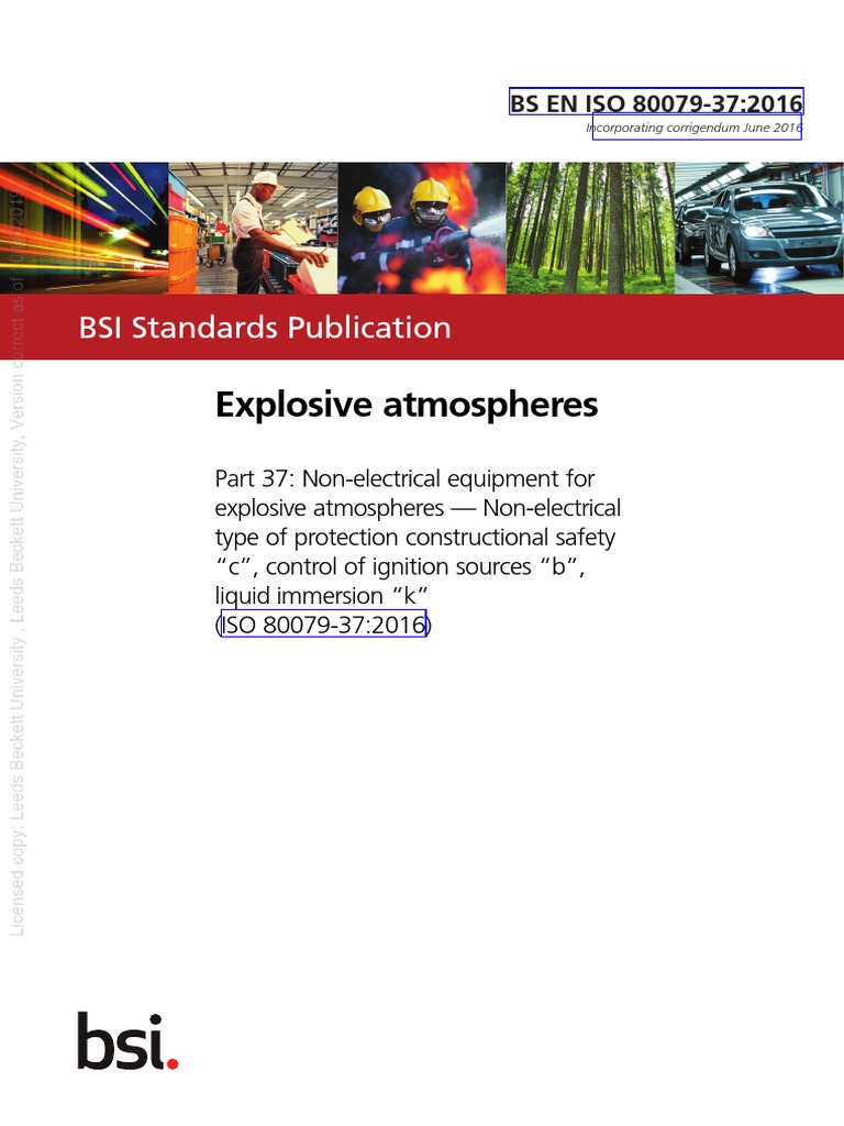 BS en Iso 80079-37-2016 PDF | PDF | European Union | International ...
