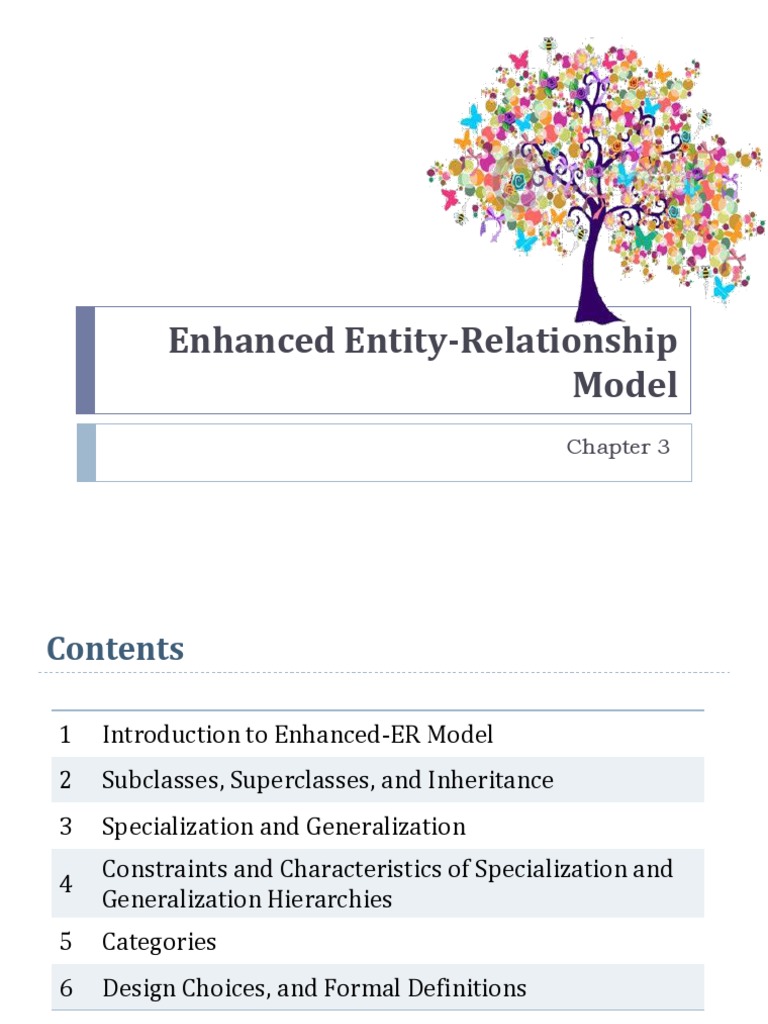 Eer Model Specialization And Generalization Pdf Inheritance Object