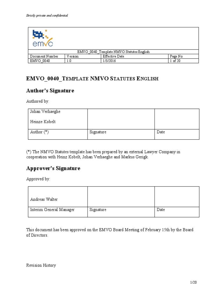 EMVO - 0040 - T Nmvo S E Author's Signature: Emplate Tatutes Nglish ...