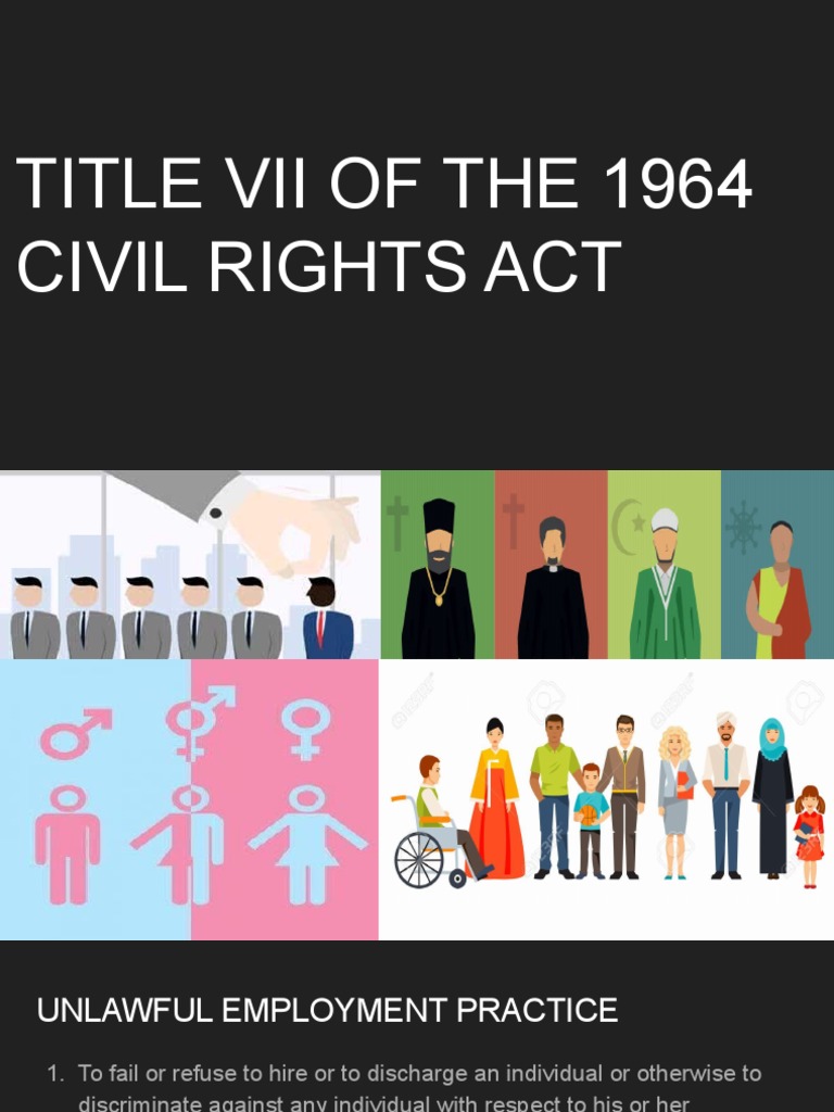 Title Vii of The 1964 Civil Rights Act | PDF | Sexual Harassment ...