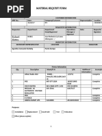 Material Return Note Format | PDF