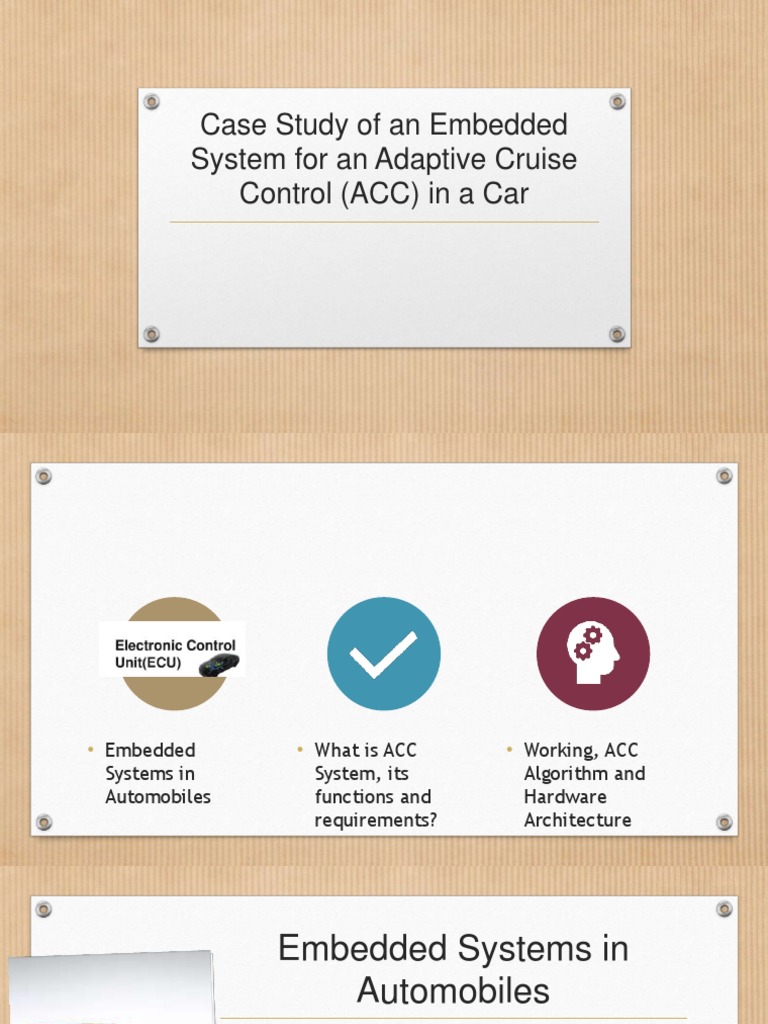Case Study Adaptive Cruise Control | PDF | Manufactured Goods | Electronics