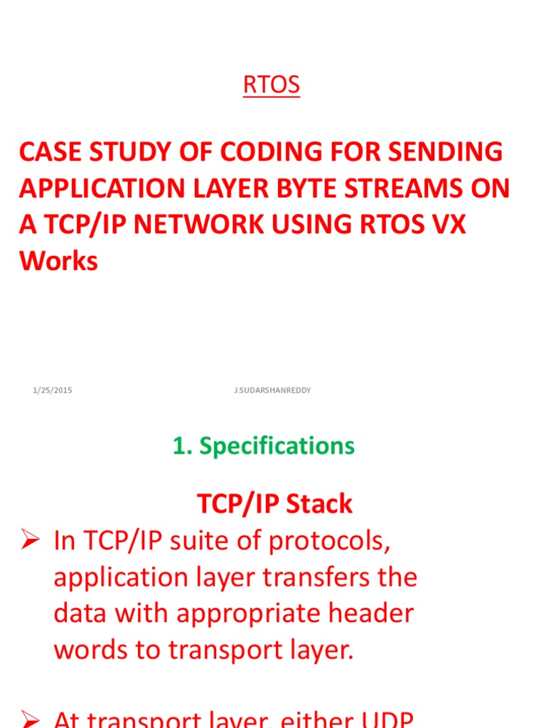 Case Study Tcp-Ip | PDF | Transmission Control Protocol | Internet Protocol Suite