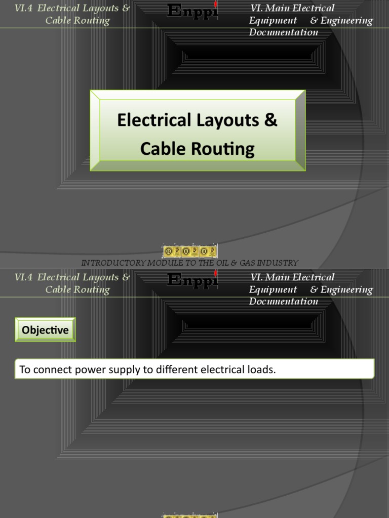 4-Electrical Layouts & Cable Routing | PDF | Building Engineering ...