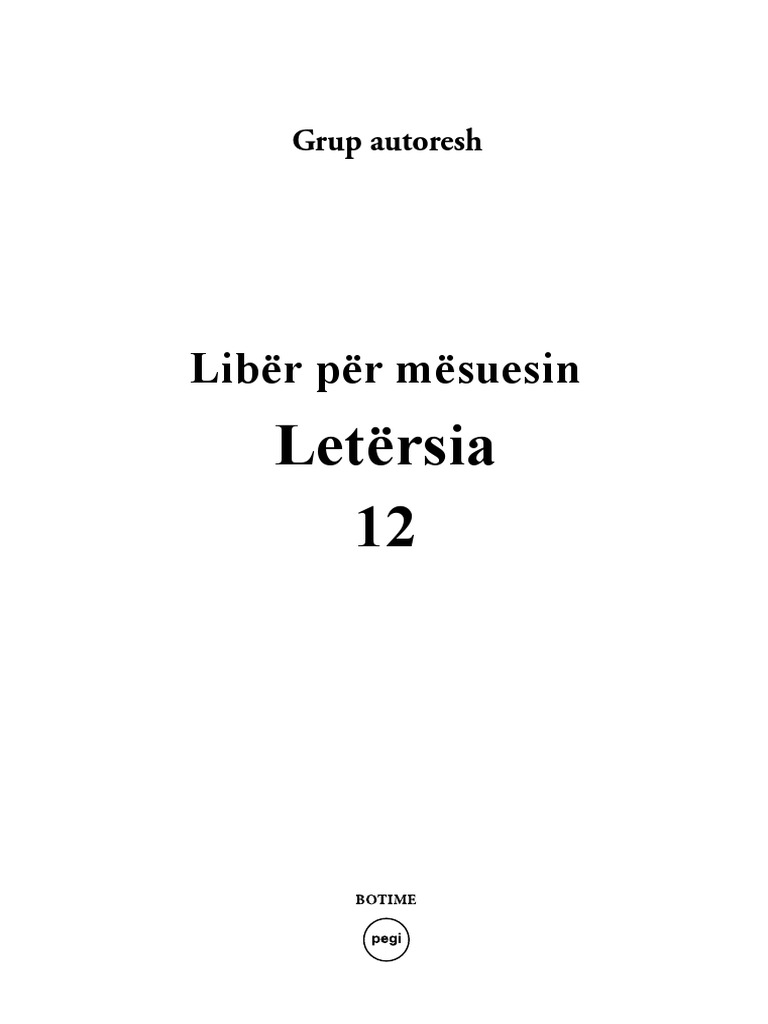 Letersia Pegi PDF | PDF