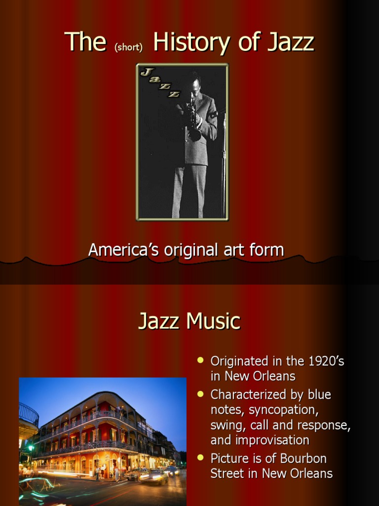 History and Styles of Jazz Music | PDF | Jazz | Ragtime