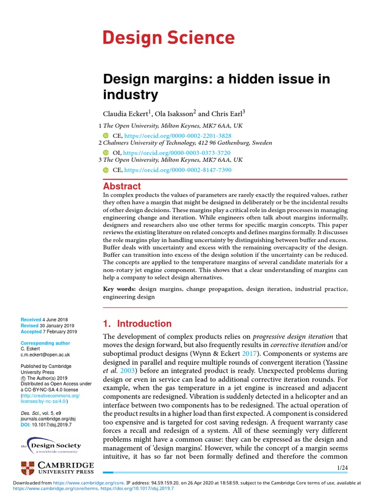 Understanding Design Margins in Engineering | PDF | System | Design