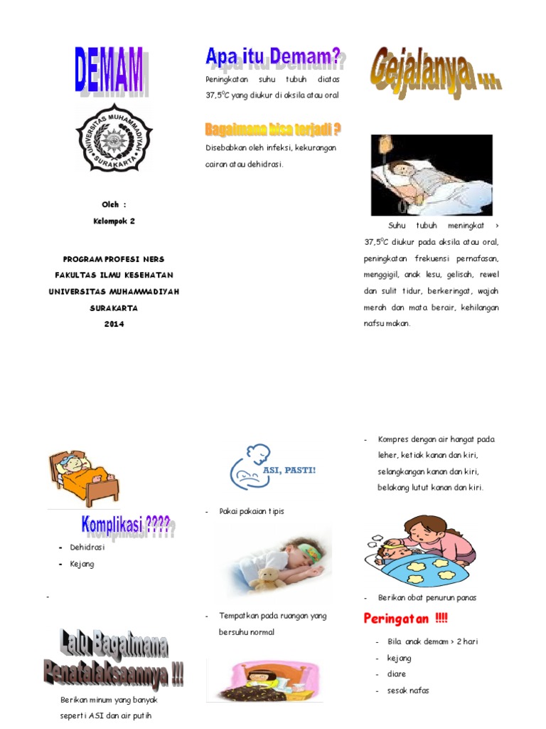 Leaflet Demam | PDF