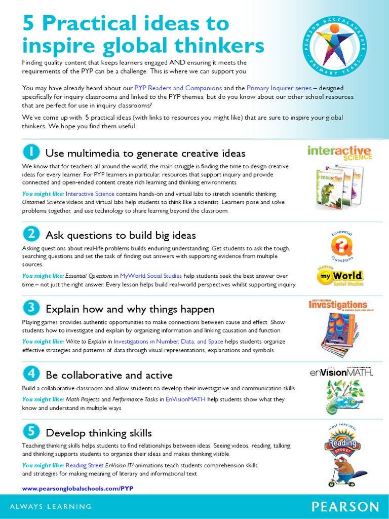5 Practical PYP Tips | PDF | Pedagogy | Learning