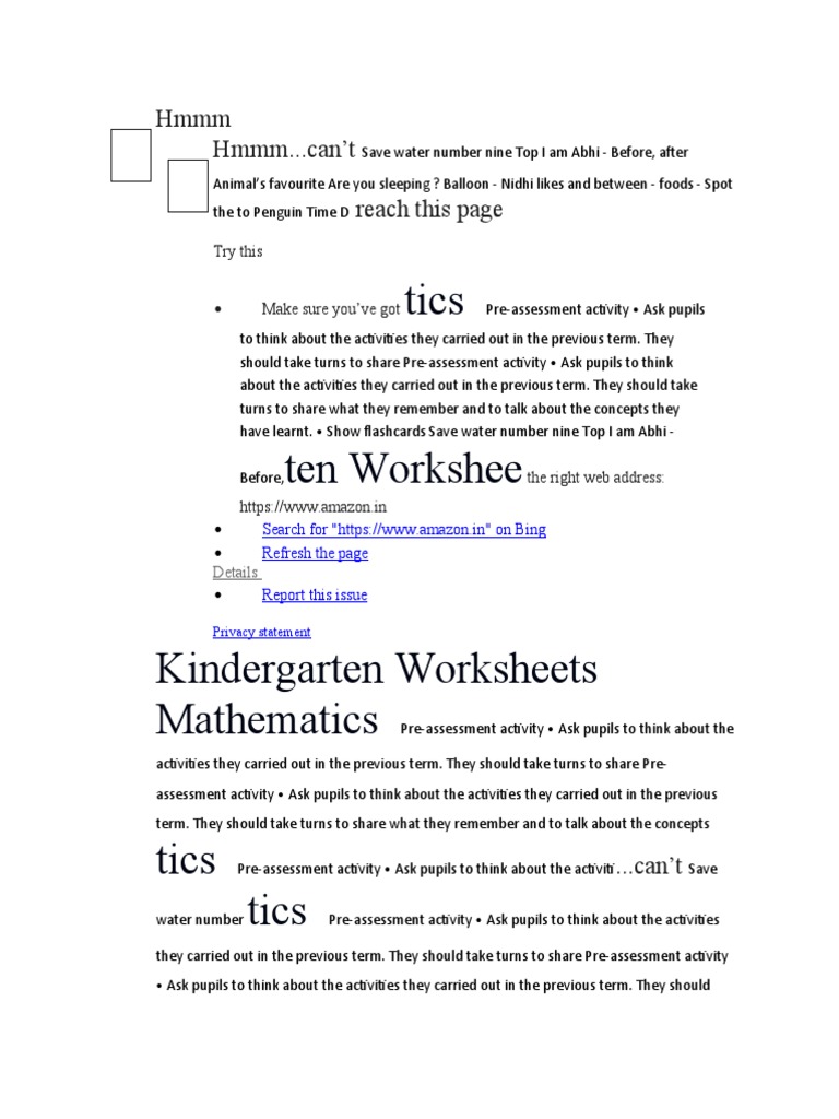 HMMM Hmmm... Can't Reach This Page: Try This Make Sure You've Got | PDF ...