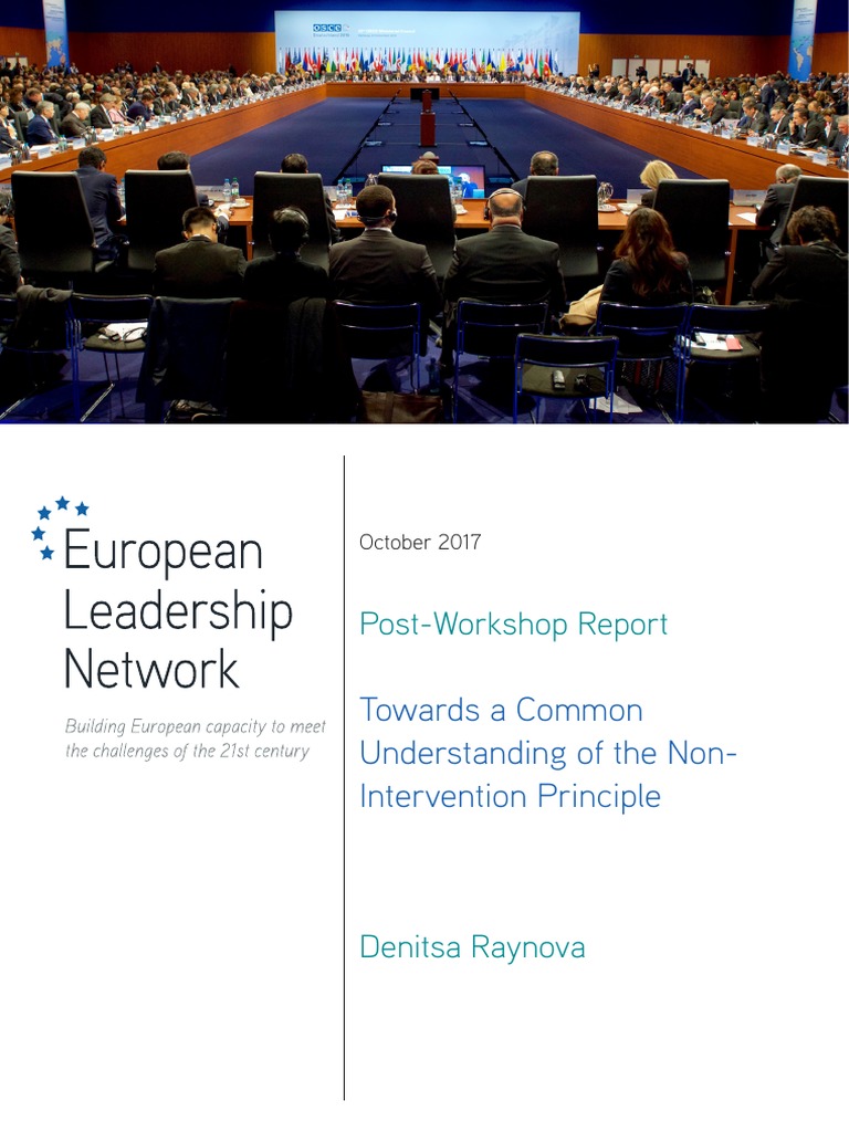 Towards A Common Understanding of The Non-Intervention Principle | PDF ...